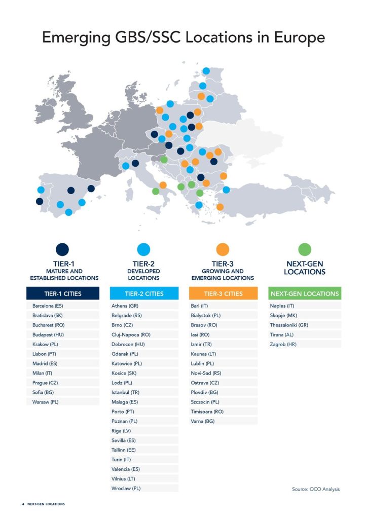BUSINESS PROCESS OUTSOURCING: Emerging Services Destinations in the ...